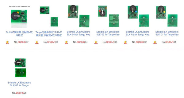 Emulators For Tango SK80-K01/K02/K03/K04/K05/K06/K07 Adapters – Buyobdii